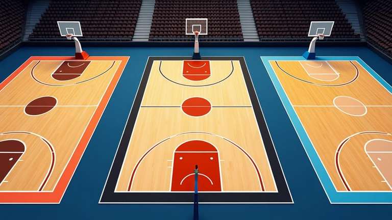 Dimensions for NBA, FIBA, NCAA Basketball Courts - Live For BBALL